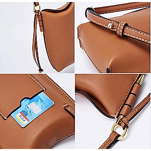 Genuine Leather Phone Wallet Crossbody Purse/Premium Leather Small Shoulder Bag Cell Phone Wallet Purses and Handbags