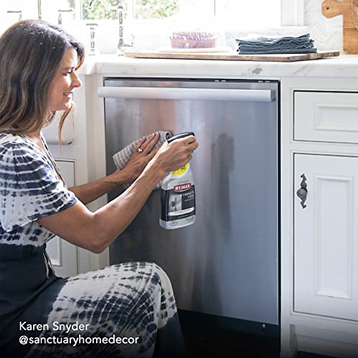 Weiman Stainless Steel Cleaner and Polish - 12 Ounce (2 Pack) - Removes Fingerprints, Residue, Water Marks and Grease from Appliances - Refrigerators Dishwashers Ovens Grills - 24 Ounce Total