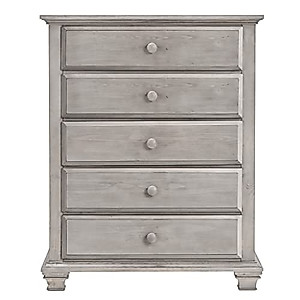 Oxford Baby Kenilworth 5 Drawer Chest Stone Wash