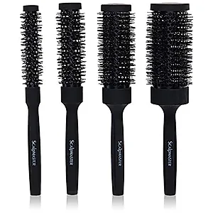 Scalpmaster 4 Piece Round Thermal Brush Set