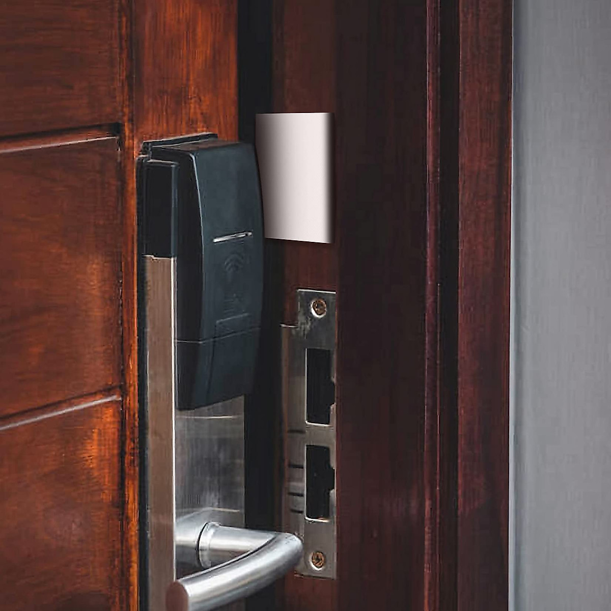 wugongshan 16 Pcs Door Corner Seals, Weather Stripping Draft Stopper Self-Adhesive, Exterior Door Jamb Frame Seal Foam for Draft Weather Protection, Isolation of Noise, Corner Seal