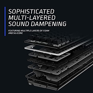 Mountain Everest 60 Compact RGB Gaming Keyboard - with Lubricated Hot-Swappable Mechanical Contacts and More Encore - US ANSI (Everest 60 | Touch 55, Quartz B)