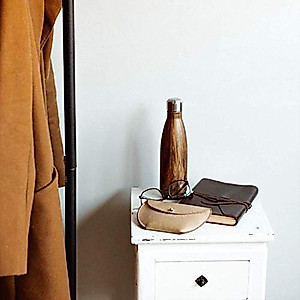 S'well Stainless Steel Water Bottle-9 Fl Oz-Teakwood-Triple-Layered Vacuum-Insulated Containers Keeps Drinks Cold for 24 Hours and Hot for 12-BPA-Free-Perfect for The Go