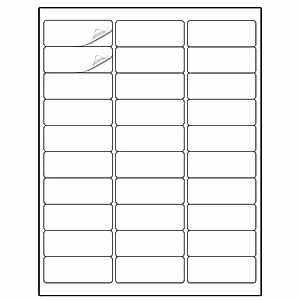 Methdic Address Labels 1" x 2-5/8" 900 Labels Sticker Paper for Laser/Ink Jet Printer Mailing Labels 8.5"×11" White 30 per Sheet