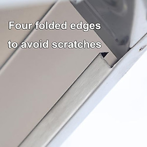 Stainless Steel Work Table Kitchen Stovetop Casework Organizer Storage Rack Commercial Prep Table Large Storage Three Tier Metal Table with Solid Construction(60x40x80cm)