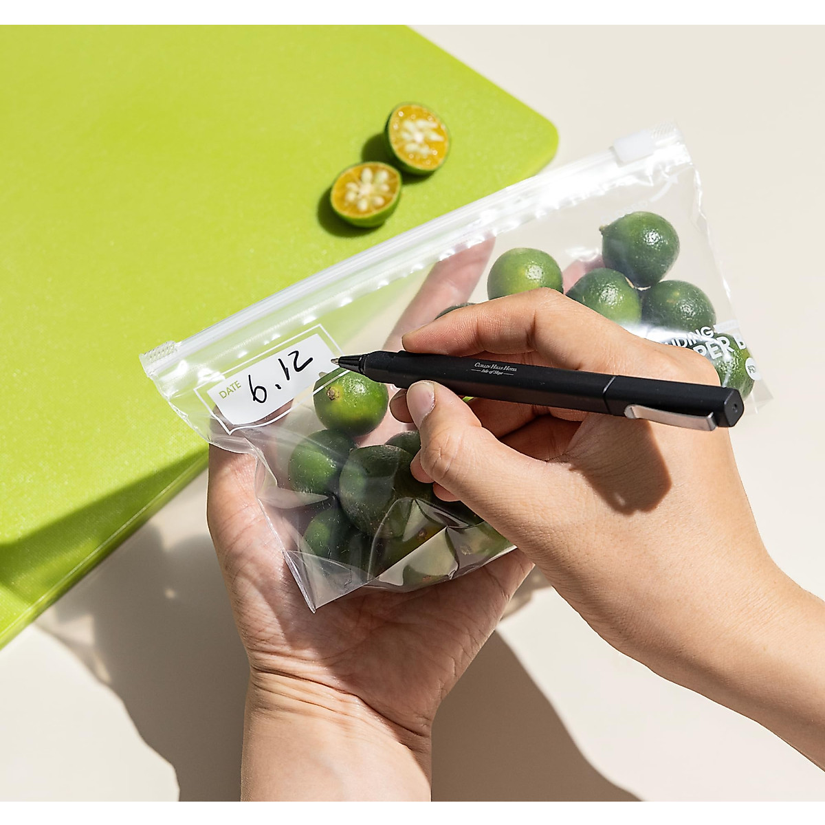 Snack Slider Storage Bags- 80 Count, Featuring Expandable Bottom, Zero BPA, Microwave-Safe(2 boxes of 40)