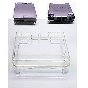 New Upper and lower lid Plastic Protective Cases For Nintendo GBA SP Gameboy Advance Sp Console-Clear White