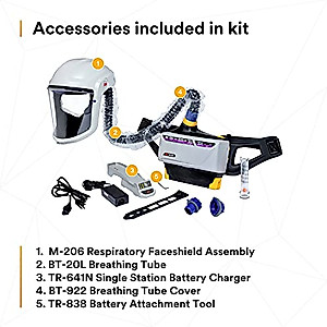 3M Personal Protective Equipment 3M™ Versaflo™ Powered Air Purifying Respirator Painters Kit TR-800-PSK/94248(AAD),