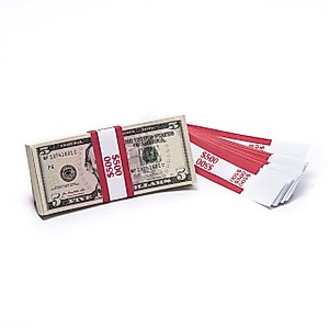 Barred ABA $500 Currency Band Bundles (500 Bands)