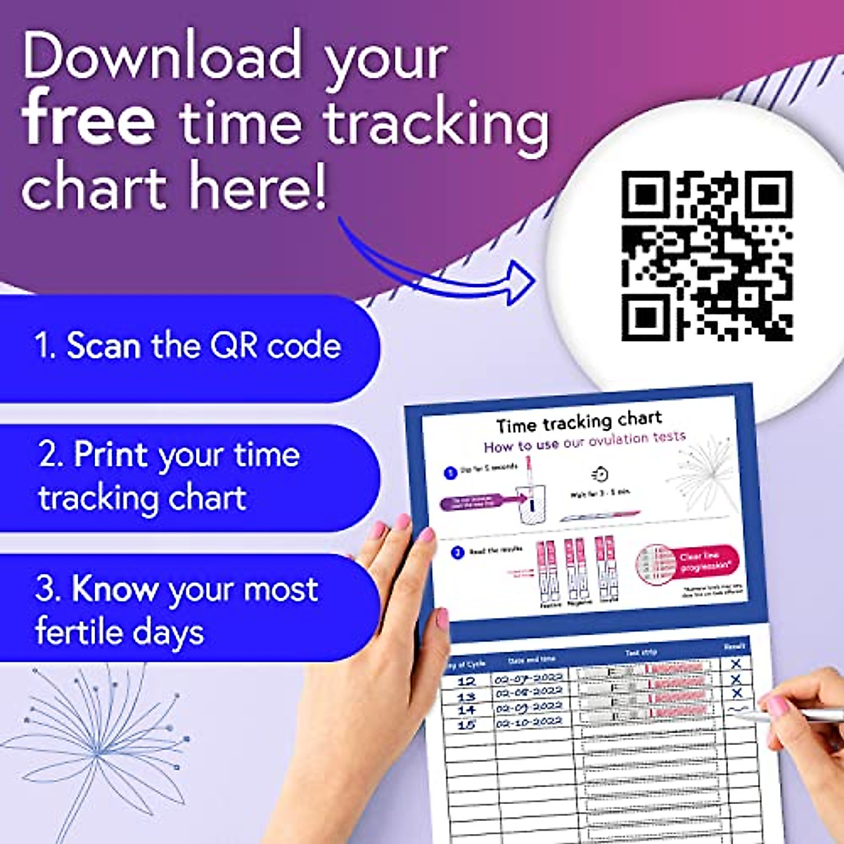 iProven 50 Ovulation Test Strips and 20 Pregnancy Test Strips, Fertility Kit (50LH + 20 HCG), FSA Eligible, Fast and Easy Fertility Test for Women
