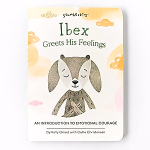 Slumberkins 14" Kin & Board Book | Promotes Emotional Courage, Resilience & Empathy | Social Emotional Tools for Ages 0+ (Ibex Kin & Board Book)