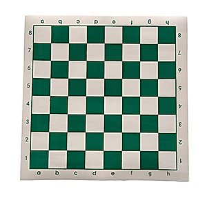 KASCLINO Tournament Chess Mat, PU Leather Tournament Roll Up Chess Board, Chess Rollable Chessboard, Lightweight & Non Slip, Chess Mat for Kids and Adults(Size:42cm)