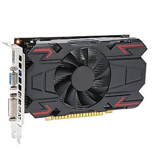 Computer Graphics Cards, 4GB Graphics Card, for AMD Graphics Card, GPU for Gaming PC, Low Noise and Quiet Work, HD6770 128Bit DDR5 650MHz