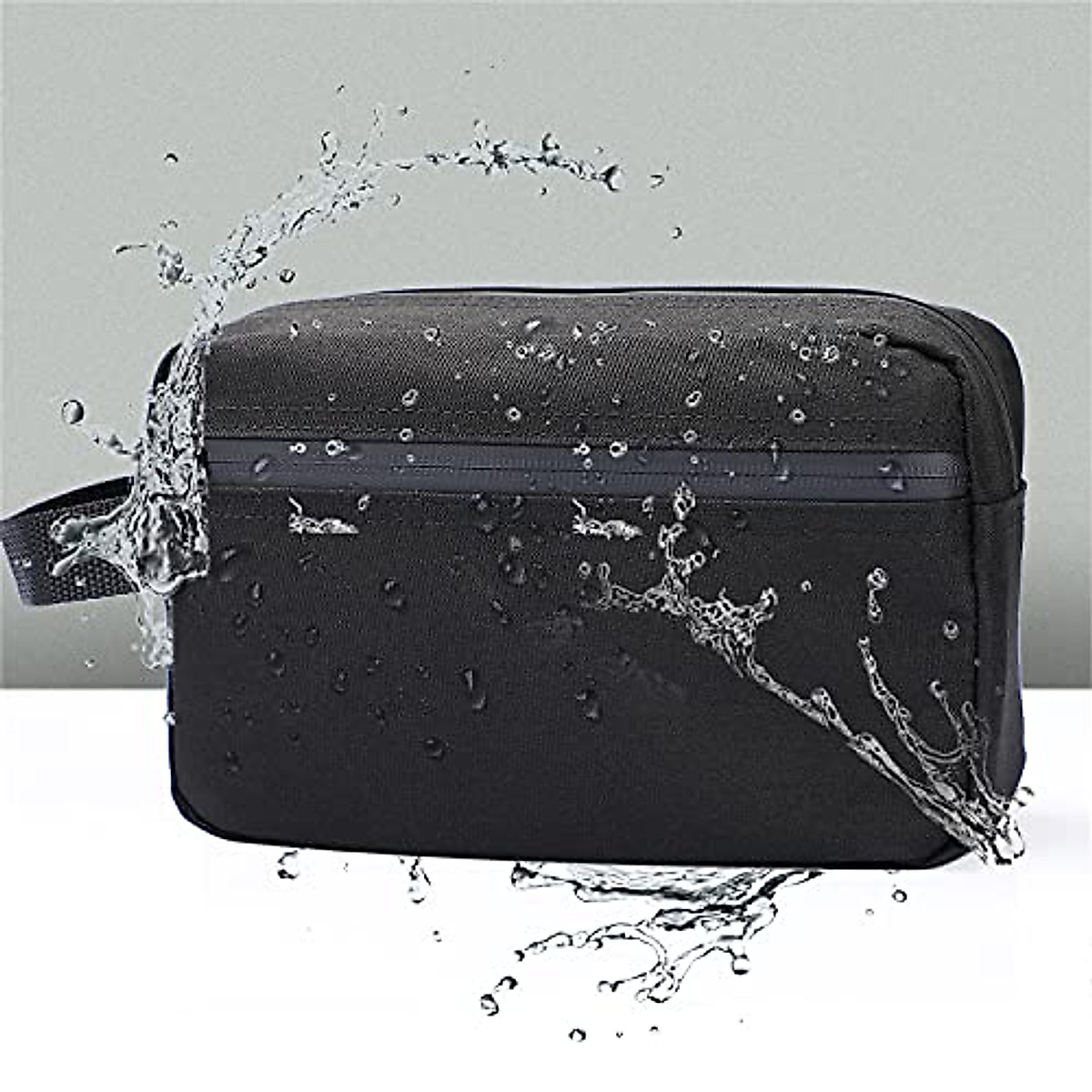Etercycle Toiletry Bag for Men, Portable Travel Toiletry Organizer Bag,Shaving Bag for Toiletries Accessories (Black)