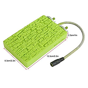 Warm Pet Perch Stand, Safe Heating Bird Perch Platform Constant Temp 5W Toxic Free for Hamster US Plug 100‑240V