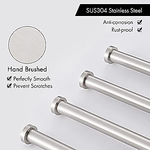 KES Swivel Towel Bar 19.5" 4-Arm Extra Long, Swing Out Towel Rack for Bathroom Wall, Hand Towel Holder for Multiple Towels, SUS304 Stainless Steel Brushed Finish, A2103S4L50-2