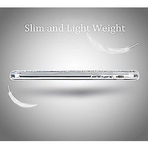 for iPhone XR Case, WORLDMOM Double Layer Design Bling Flowing Liquid Floating Sparkle Colorful Glitter Waterfall TPU Protective Phone Case for Apple iPhone XR [6.1 Inch 2018], Silver