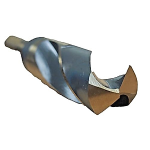 Hoteche 8PC HSS Cobalt Silver & Deming Drill Bits Set, Large Size 9/16" to 1", Reduced 1/2" Shank