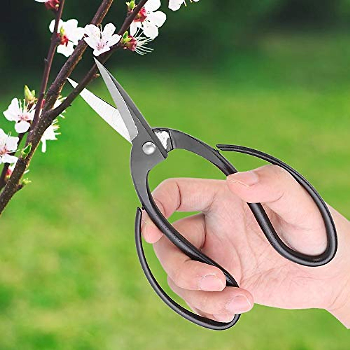 Ply Steel Garden Hand Tools, Landscape Modeling Garden Bonsai Tools, 195mm Bonsai Pruner, Professional Cutting Tools High Hardness Steel for Pruning Branches