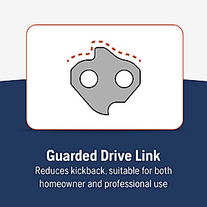 Husqvarna 585422152 S93G Chainsaw Chain, Orange/Gray