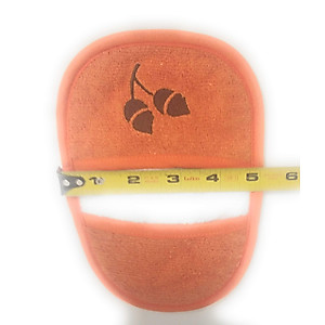 Temp-tations S/2 Mini Oven Mitts/Potholders, 7"x5", Terrycloth (Floral Lace Festive)