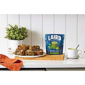 Laird Superfood Matcha Instant Latte with Adaptogens - Matcha Latte Green Tea Powder Packed with Antioxidants and Superfood Coconut Creamer - Gluten Free, Non-GMO, Vegan, 8 oz. Bag, Pack of 1