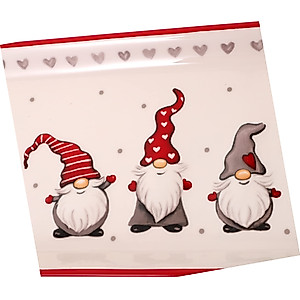 ADOCARN 1pc Pottery X Plate Bread Pasta Microwave Style Gnomes Event Small Baking Display Platter Snacks Japanese Use Dessert Chips Home Serving Salad Oval Decor Platters Restaurant