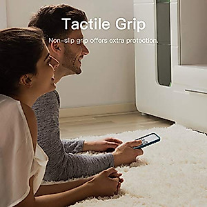 SITHON Silicone Case for Apple TV Siri Remote (1st Generation), Lightweight Shockproof Anti Slip Protective Cover for Apple TV 4K Siri Remote Controller (1st Gen), Midnight Blue