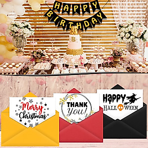 Gondiane 24 sheets Black Cardstock Paper 8.5 x 11 Inches for DIY Cards, Invitations, Scrapbooking and Other Crafts(250gsm/92lb)