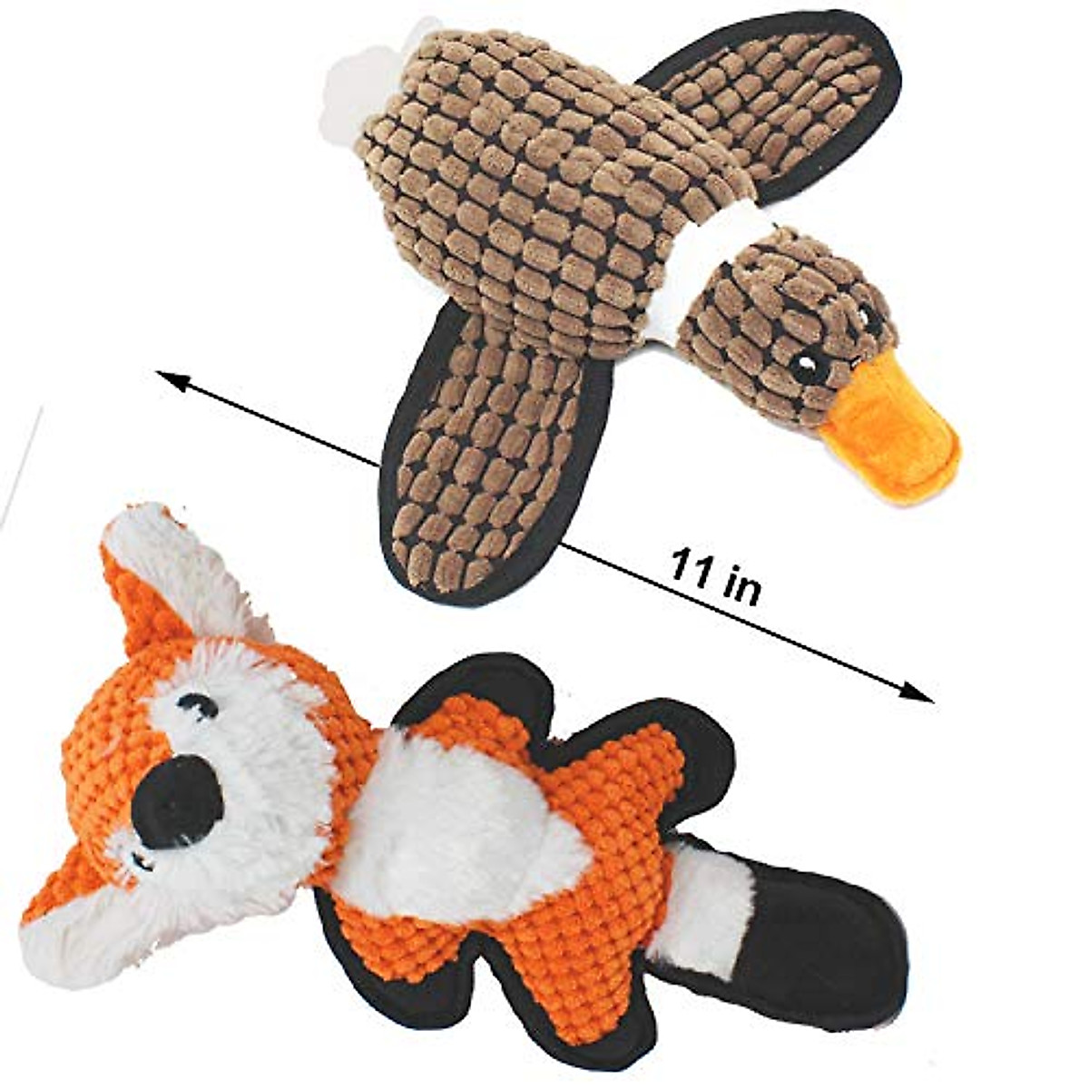 Jalousie 5 Pack Value Bundle Dog Toys Assortment Dog Plush Toys Dog Squeaky Toys Assortment Puppy Pet Mutt Dog Toy Dog Squeak Toy for Medium Large Dogs