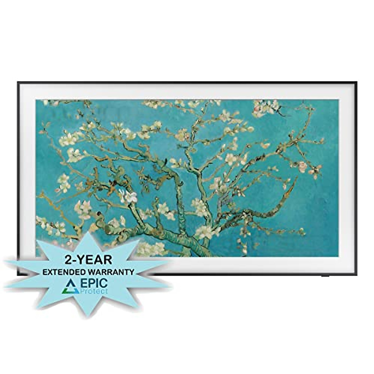 SAMSUNG QN50LS03BAFXZA 50" The Frame 4K UltraHD Smart QLED TV with an Additional 2 Year Coverage by Epic Protect (2022) (Renewed)