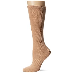 Bloch Women's BlochSox Ballet Flat, Sand Knit, 7.5-9.5