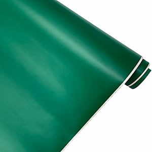 Yifely Solid Color Green Furniture Paper Peel & Stick Shelf Liner Refurbish Old Dresser Drawers 17.7 Inch by 9.8 Feet