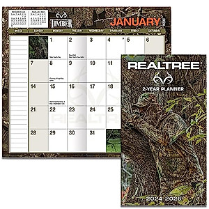 TURNER LICENSING Realtree Hidden Hunter 2024 Two Year Planner (24998161228)