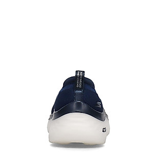 Skechers womens Go Walk Hyper Burst Mesh Slip on Sneaker, Navy, 8.5 US