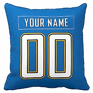 Throw Pillow 2 Packs Custom Any Name and Number for Men Youth Boy Gift