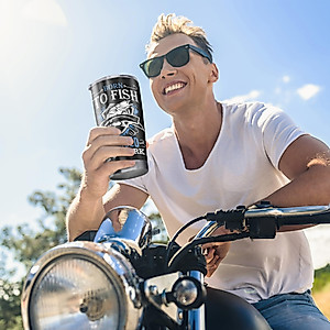 Pudmaple Fishing Gifts for Men, Unique Fishing Gifts for Dad/Grandpa/Boys, Gifts for Fisherman, Dad/Papa Fishing Gift, Fisherman Gifts, Birthday Gift for Mens Who Love to Fish, Fish Gifts Tumbler 20oz