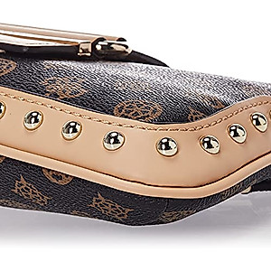 GUESS Women's Greta Small Shoulder Bag Handbag - Mocha