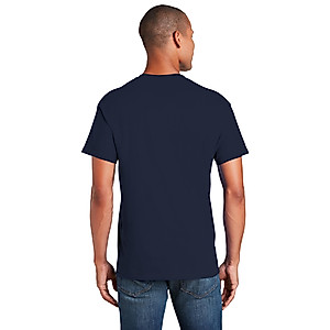 Gildan Heavy Cotton T-Shirt G5000, Navy (10-Pack), Large