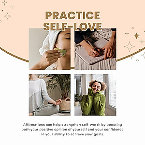 Affirmation Cards for Shower [Waterproof] Self Care Shower Positive Manifest For Women Meditation 14 Daily Motivational Quotes Gift Easy Stick & Remove Shower and Mirror USA Printed