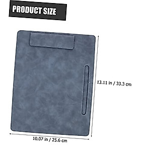 STOBOK 4pcs Folder Board Pencils File Folder Organizer Pencil Sketch Hand Support Exam Paper Base Clipboard Paper File Organizer Conference Writing Board Exam Paper Clips A4 Pu