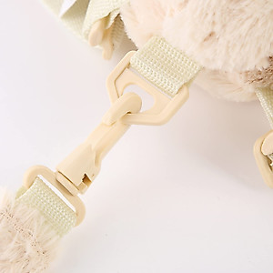 Berhapy 2 in 1 Naughty Dog Toddler Backpack Harness with Safety Leash for Children’s Walking Kids Leash for 1-3 Years Old Boys and Girls