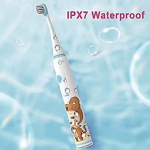 SEAGO Kids Electric Toothbrushes, Fast Charging Maglev Power Kids Toothbrushes Electric with Timer for 3-12 Boys and Girls, 2 Modes Electric Toothbrush Kids with 2 Replaceable Kids Toothbrush Heads