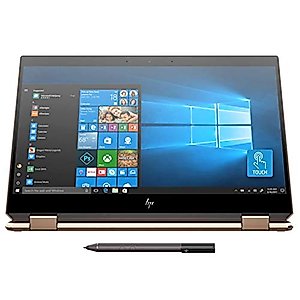 HP Newest Spectre x360 15t Touch AMOLED 10th Gen Intel i7-10510U with Pen, 3 Years McAfee Internet Security, Windows 10 Professional, Warranty, 2-in-1 Laptop PC (16GB, 1TB SSD, Dark Ash)