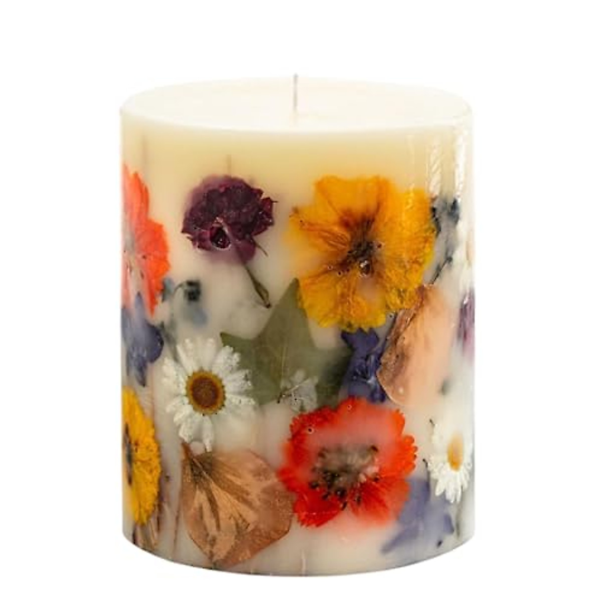Rosy Rings Fall Decor Essence of Autumn Botanical Candle | Aromatherapy Long Lasting Candles Home Gifts Notes of Hyacinth, Honeysuckle, Rose, Cyclamen, Orange Flower Aroma Burn Time 120 Hours 5.5" H