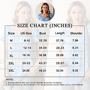 POPYOUNG Summer Womens Tunic Tops Loose Fit dressy Casual Short Sleeve Shirts to wear with Leggings M, Polka Dot Black