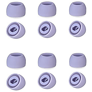 12 Pieces Replacement Galaxy Buds Pro Ear Tips,3 Size S/M/L Silicone Earbud Covers Fit in Case Compatible with Samsung Galaxy Buds Pro Teemade Flexible Earbuds Wing Silicone Rubber (Phantom Black)