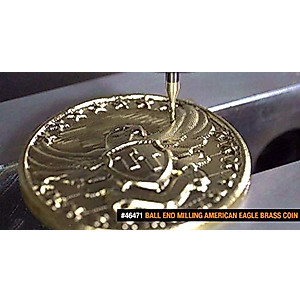 Amana Tool - 46292-U CNC 2D & 3D Carving Flat Bottom x 0.10 Deg Angle x 1/8 Dia x 1-3/32