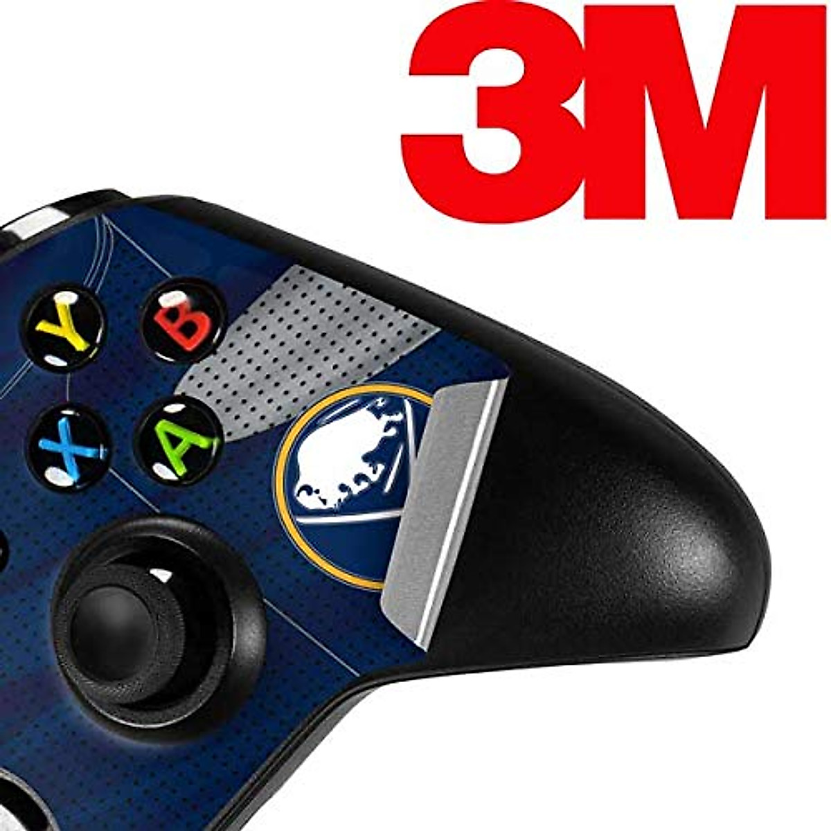 Skinit Decal Gaming Skin Compatible with Xbox One S Controller - Officially Licensed NHL Buffalo Sabres Home Jersey Design
