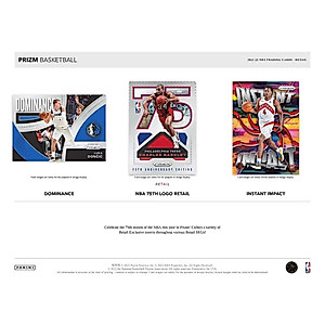 2021/22 Panini Prizm NBA Basketball Retail Box - 24 Packs - 96 Trading Cards Total
